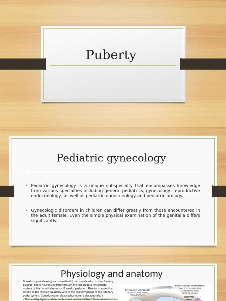 Puberty 2 Pdf Luteinizing Hormone Gonadotropin