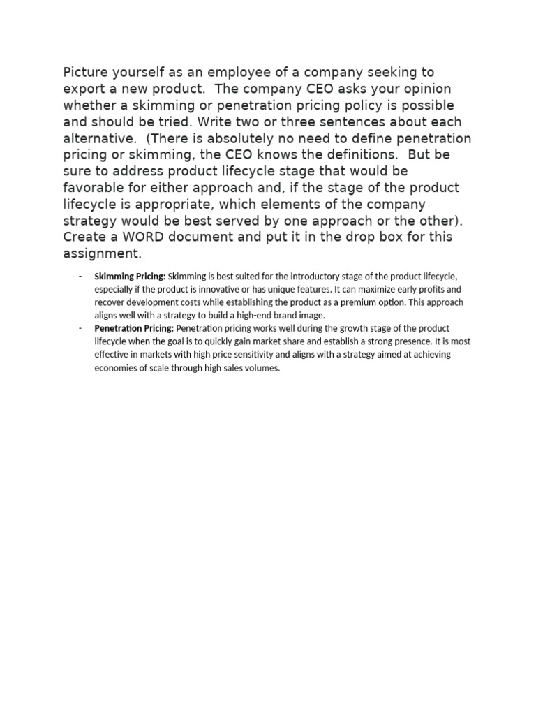 Short Writing Assignment #3 | PDF