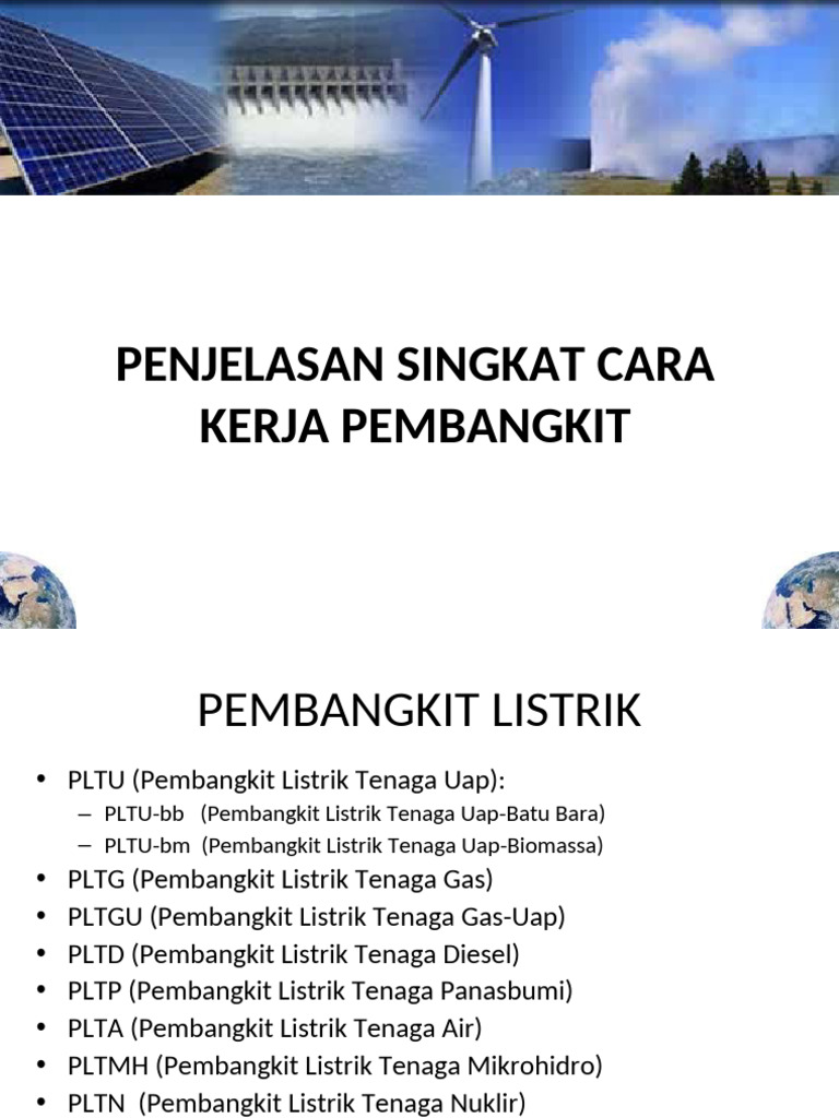 Materi 3 - Pengenalan Pembangkit | PDF