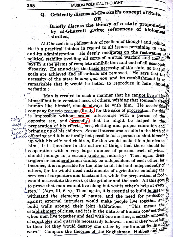 GHZALI_S CONCEPT OF STATE | PDF