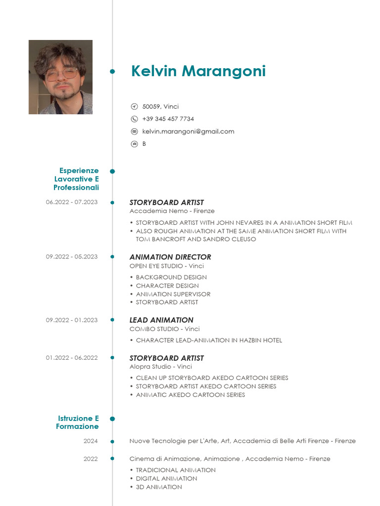 Kelvin Marangoni CV | PDF