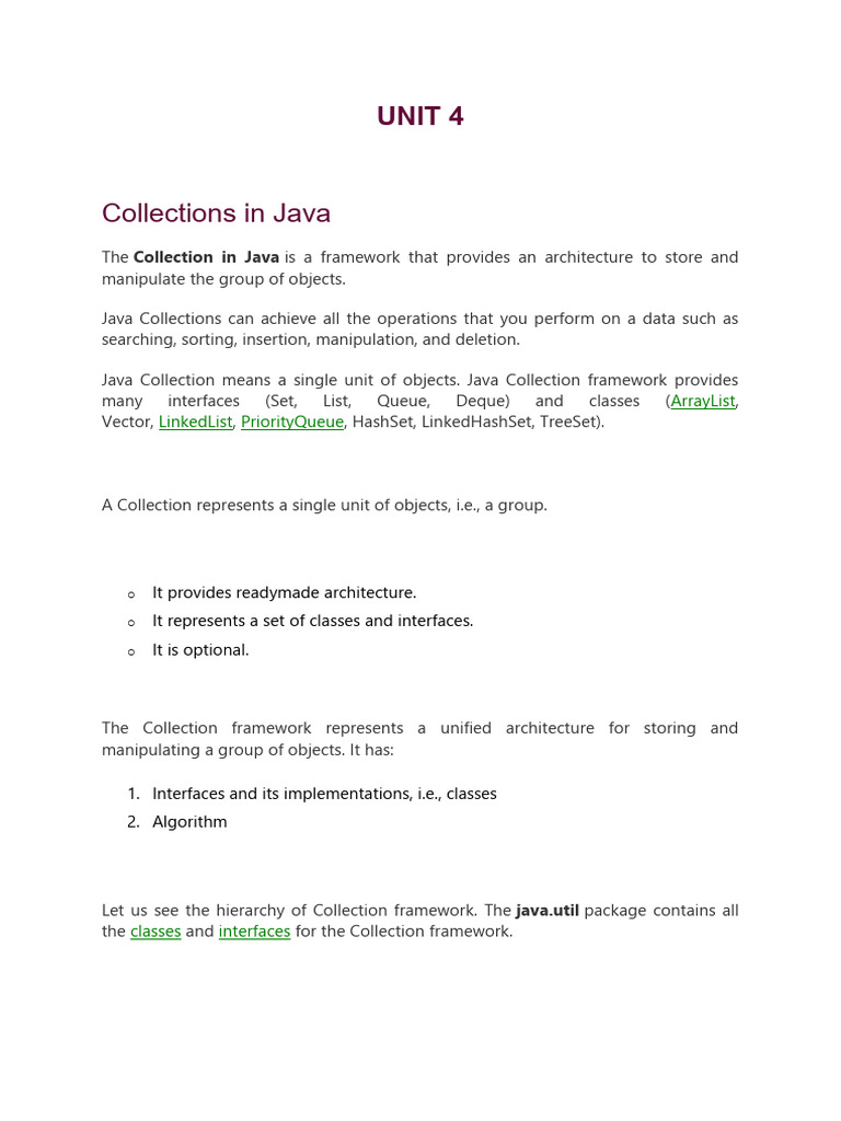 Java Collections for Developers | PDF | Queue (Abstract Data Type ...