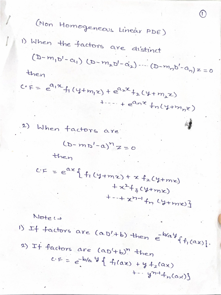 Maths Unit 1 Notes | PDF
