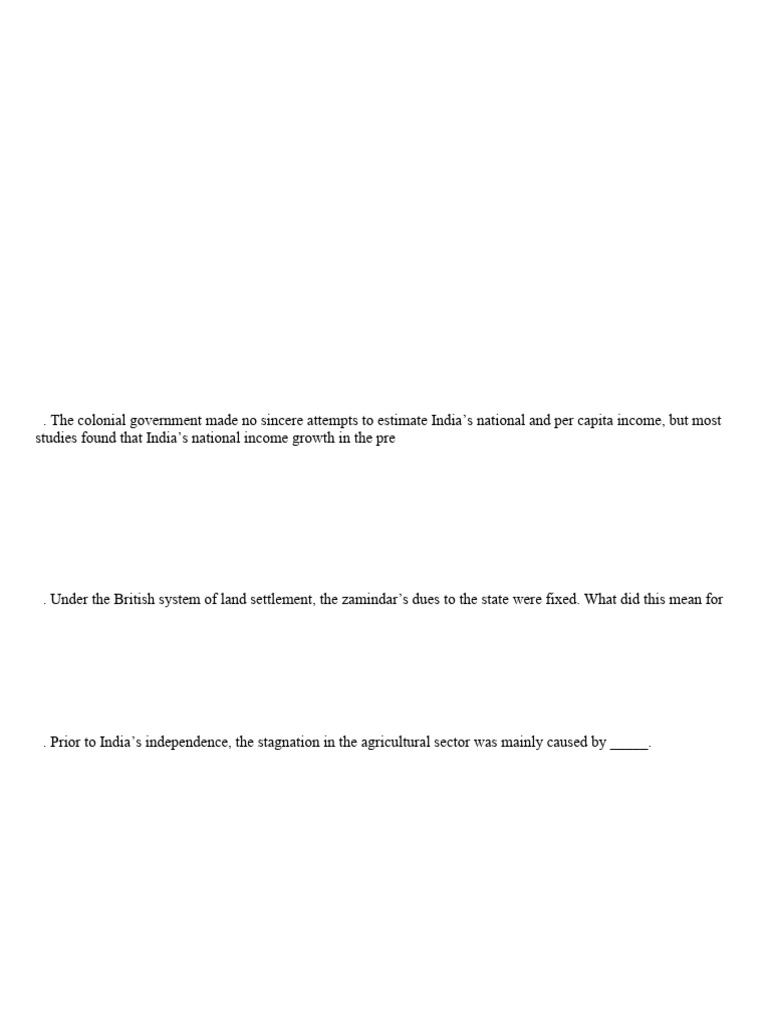 Question_Answers_IED_Chapter__1_ | PDF | British Raj | British Empire