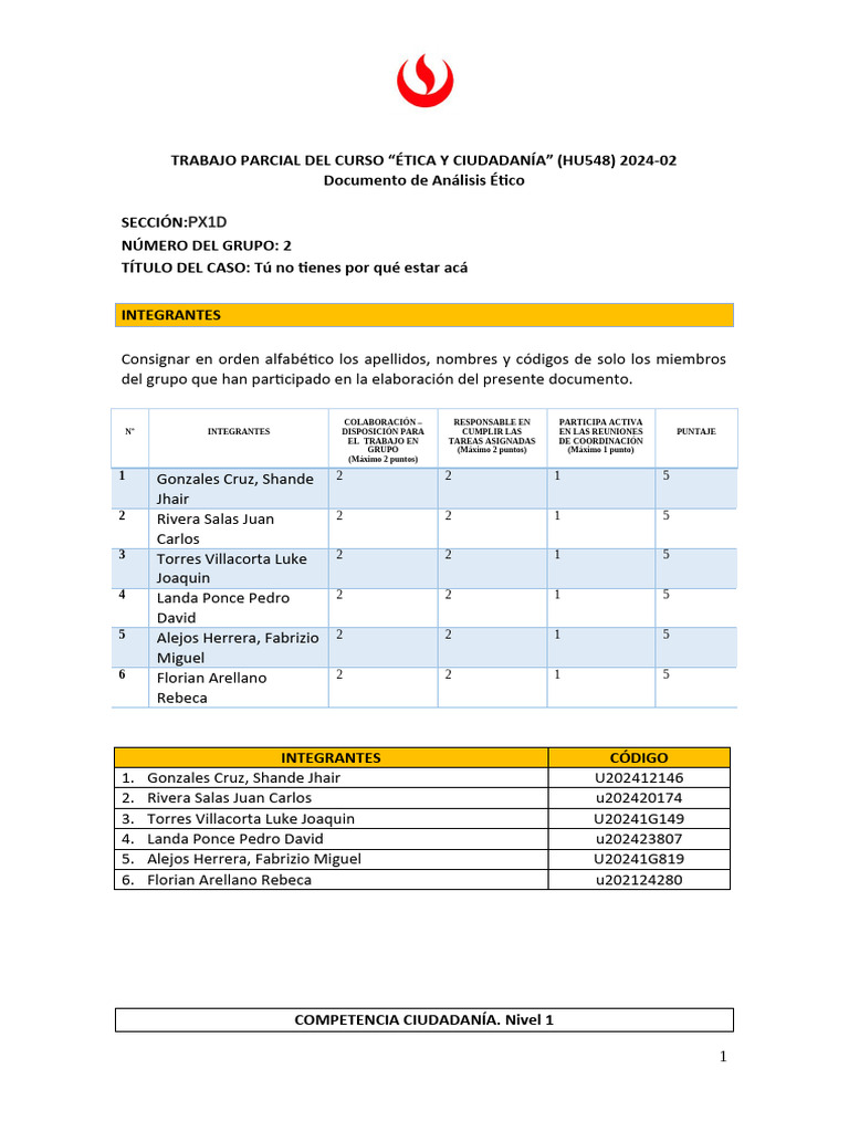Análisis Ético TP Grupo 2 (1) | PDF | Moralidad | Libertad