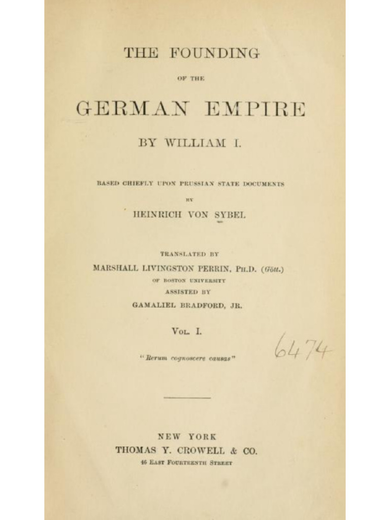 The Founding of German Empire | PDF