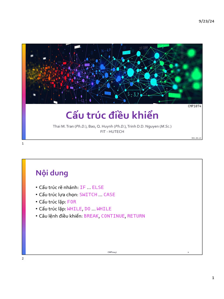 CMP1074-L5-Control structures | PDF