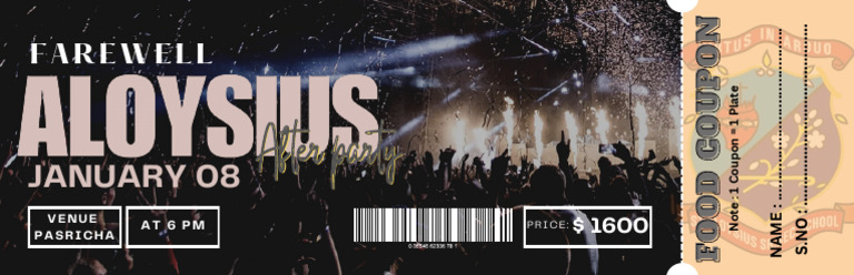 Black Beige Modern Music Festival Event Ticket | PDF