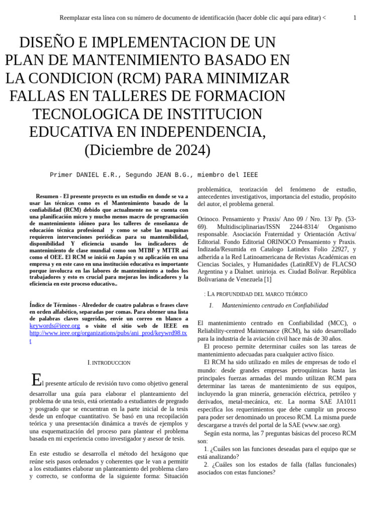 Formato - Ieee - 2024 | PDF