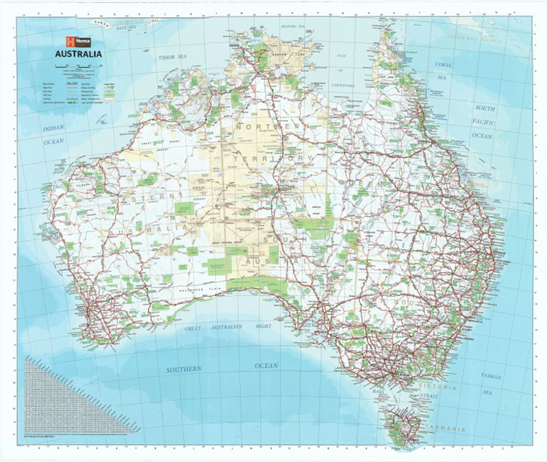 Australia Map PDF | PDF