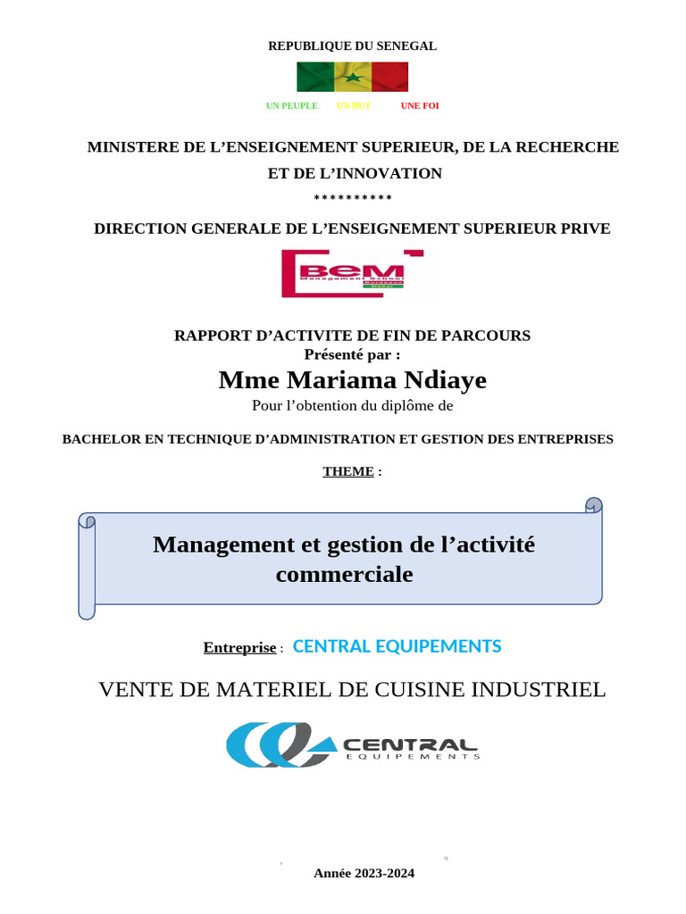 Note 16 Rapport de Stage-5-1 | PDF | Banques | Business