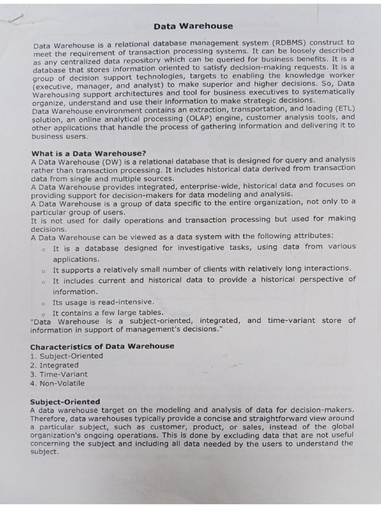 data warehousing | PDF