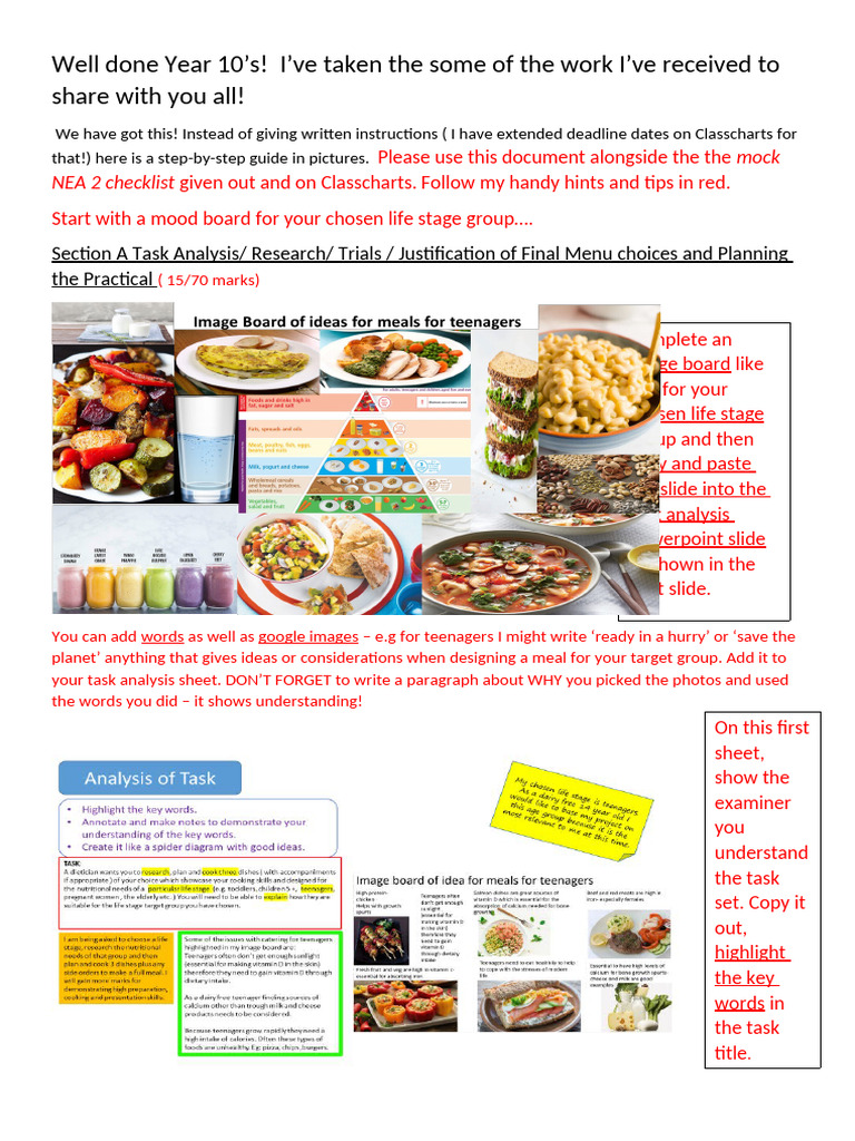 catch-up_gcse_food_preparation_and_nutrition_work_year_10 | PDF | Dough ...