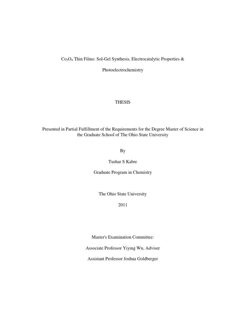 Osu 1316552072 | PDF | Physical Chemistry | Materials Science