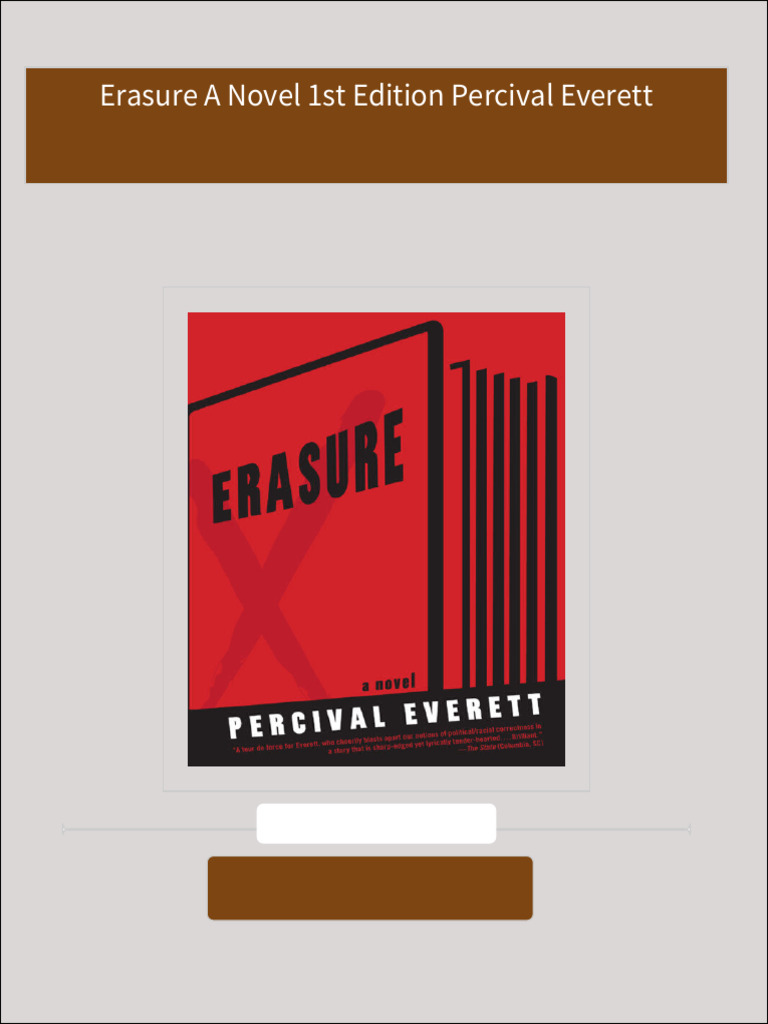 Erasure By Percival Everett Summary – NYSNIB