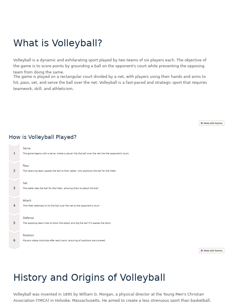 Volleyball: Rules, Skills, and Strategies | PDF | Volleyball | Sports