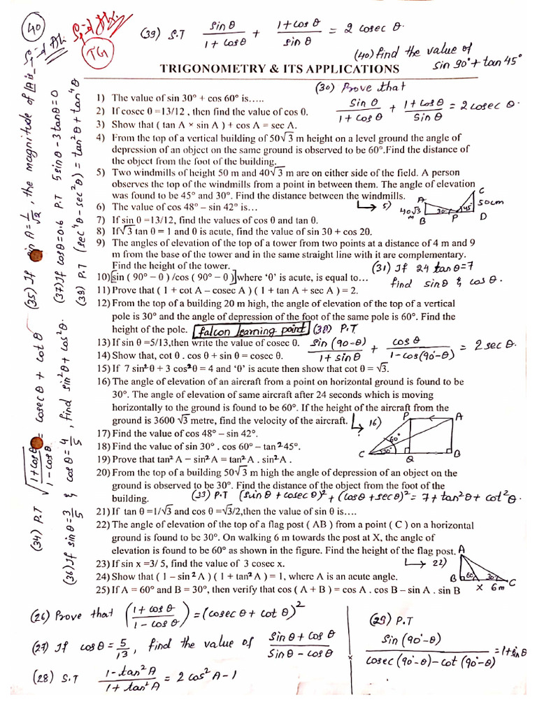 Trigonometry and Its Applications | PDF