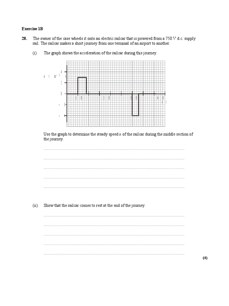 Physics Exercise 1B | PDF | Young's Modulus | Force