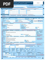 HDFC Corp Resident Account NRO Form PDF | PDF | Identity Document