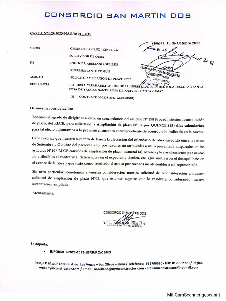3 cargo carta 69 ampliación 2 | PDF