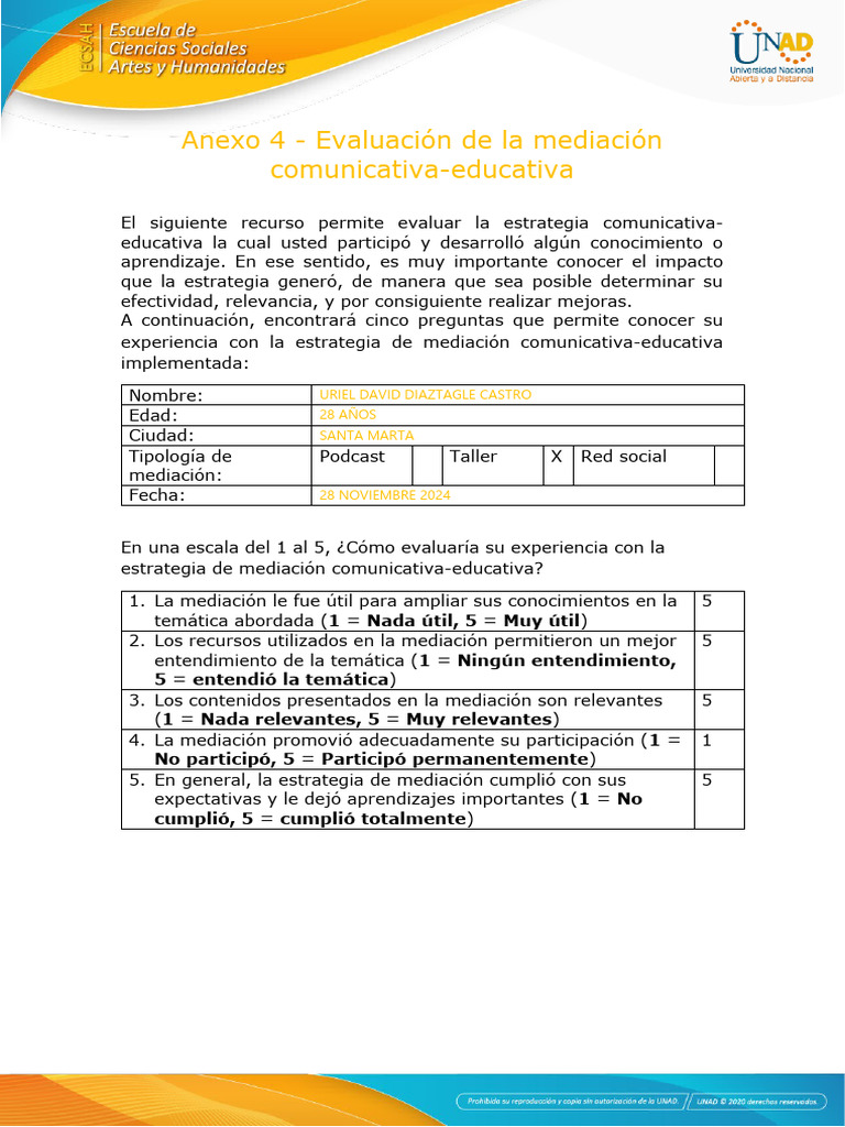 Anexo 4 Comunicacion y Educacion | PDF