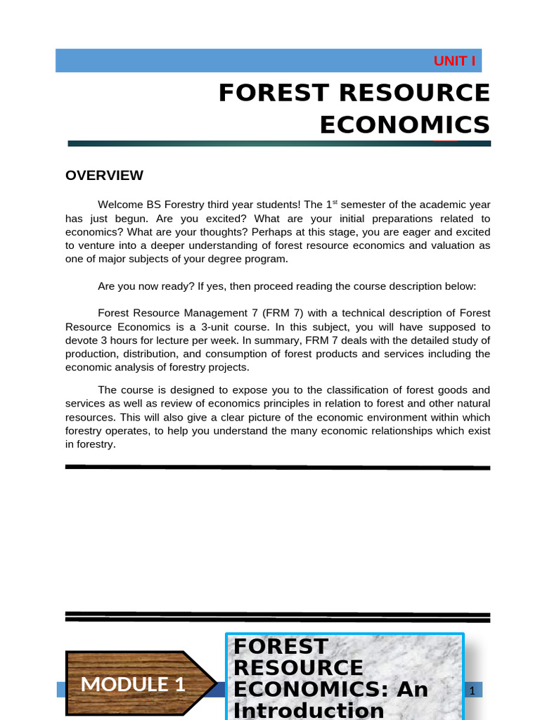 Economics Module 1 | PDF | Economics | Microeconomics