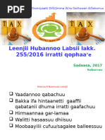 Qajeelfama Bulchiinsa Humna Namaa | PDF