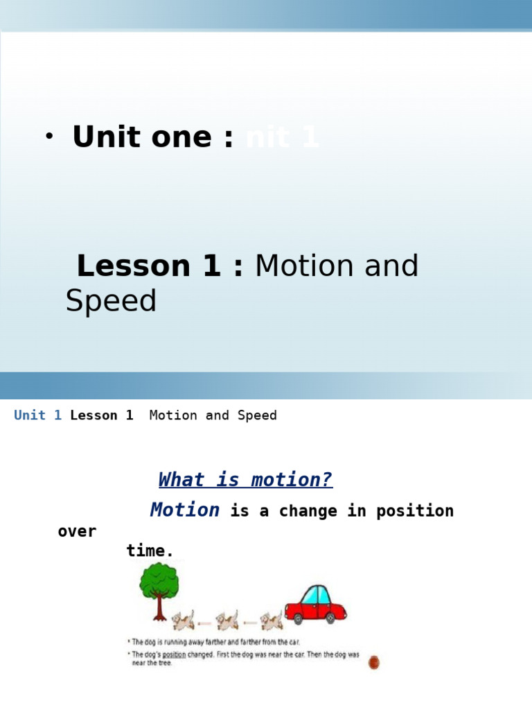 Speed and Motion (2) | PDF | Speed | Velocity