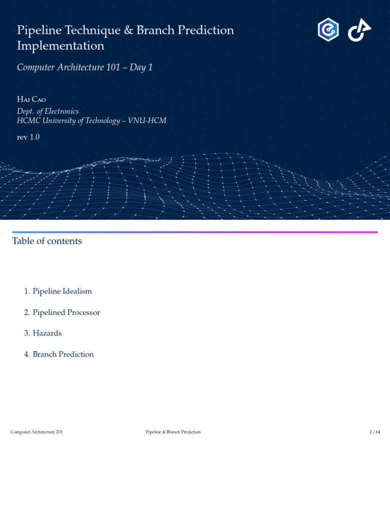 Pipeline | PDF | Central Processing Unit | Computer Science