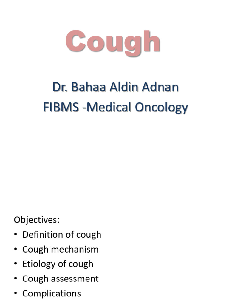 Cough | PDF | Cough | Respiratory Tract