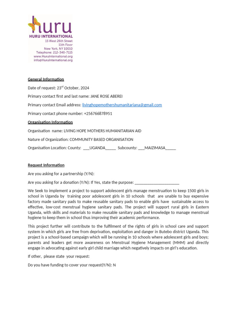 General Inbox Inquiries Questionaire | PDF