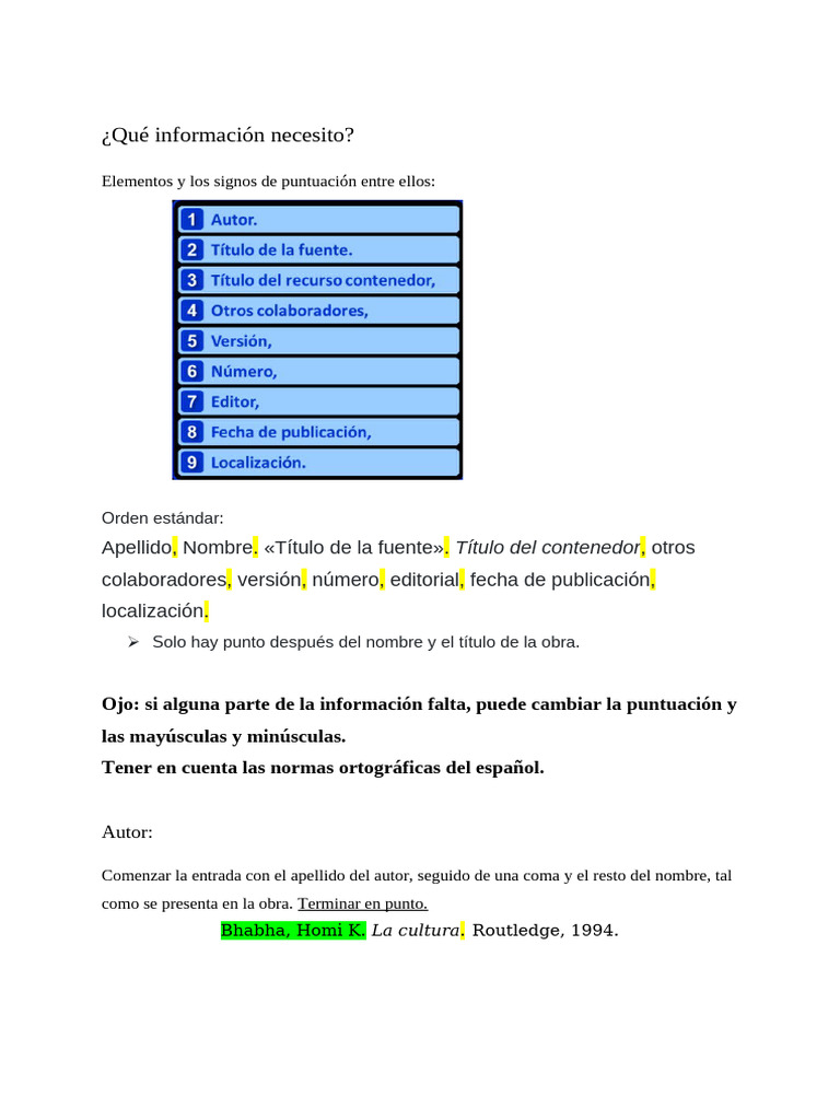 Solo Bibliografía MLA 8 | PDF | Publicación | Podcast
