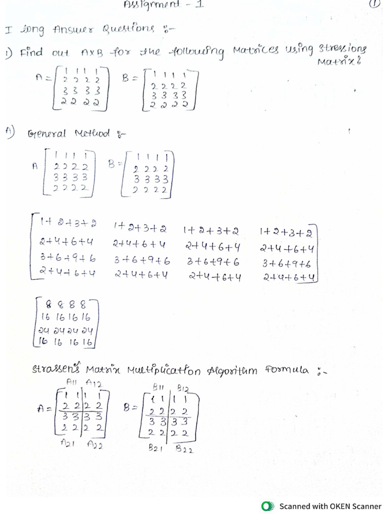 Daa assignment | PDF