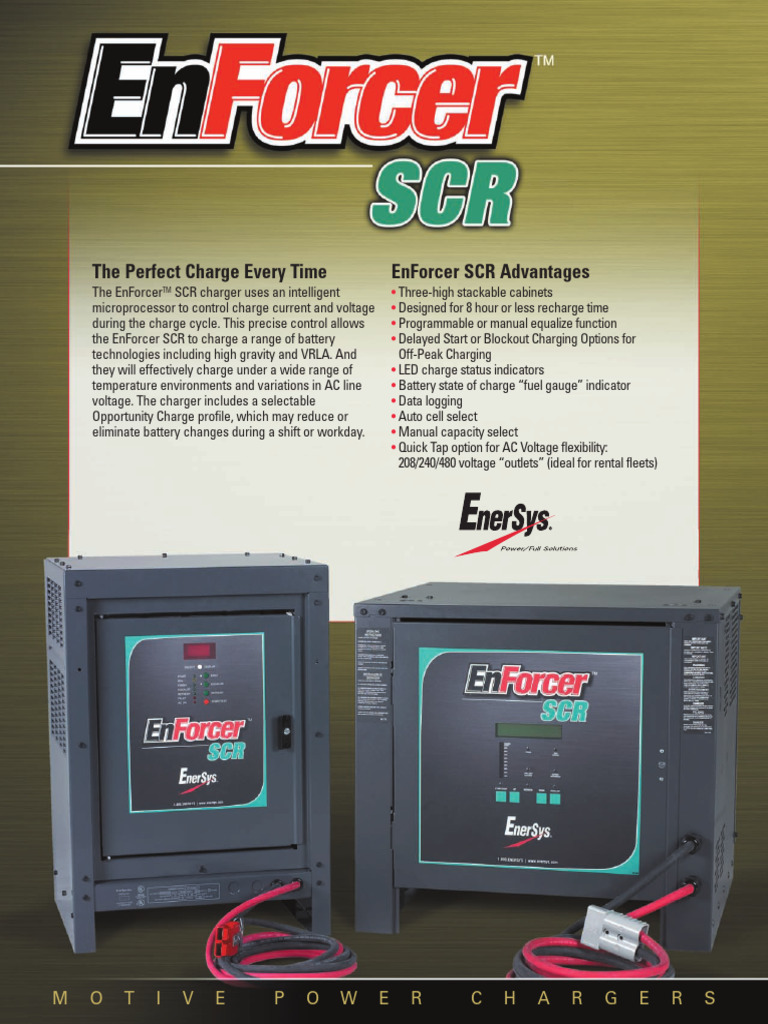 EnForcer-SCR | PDF | Battery Charger | Manufactured Goods