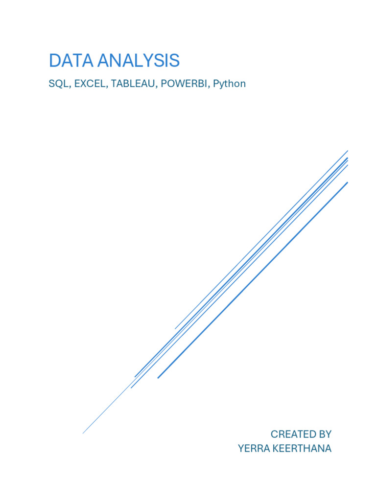 Data Analyst Cheat Sheet 1734117256 | PDF | Accounts Payable