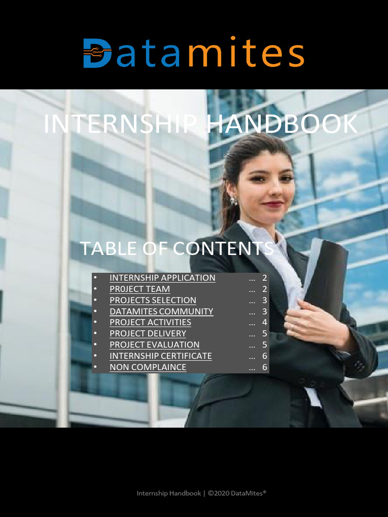 Internship Handbook 2023 | PDF