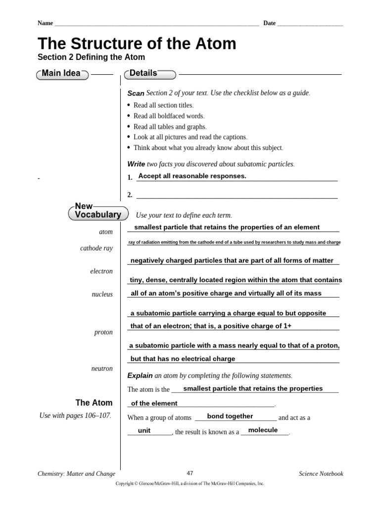 Science_Notebook_The_Structure_of_the_Atom_Defining_the_Atom_Teacher ...