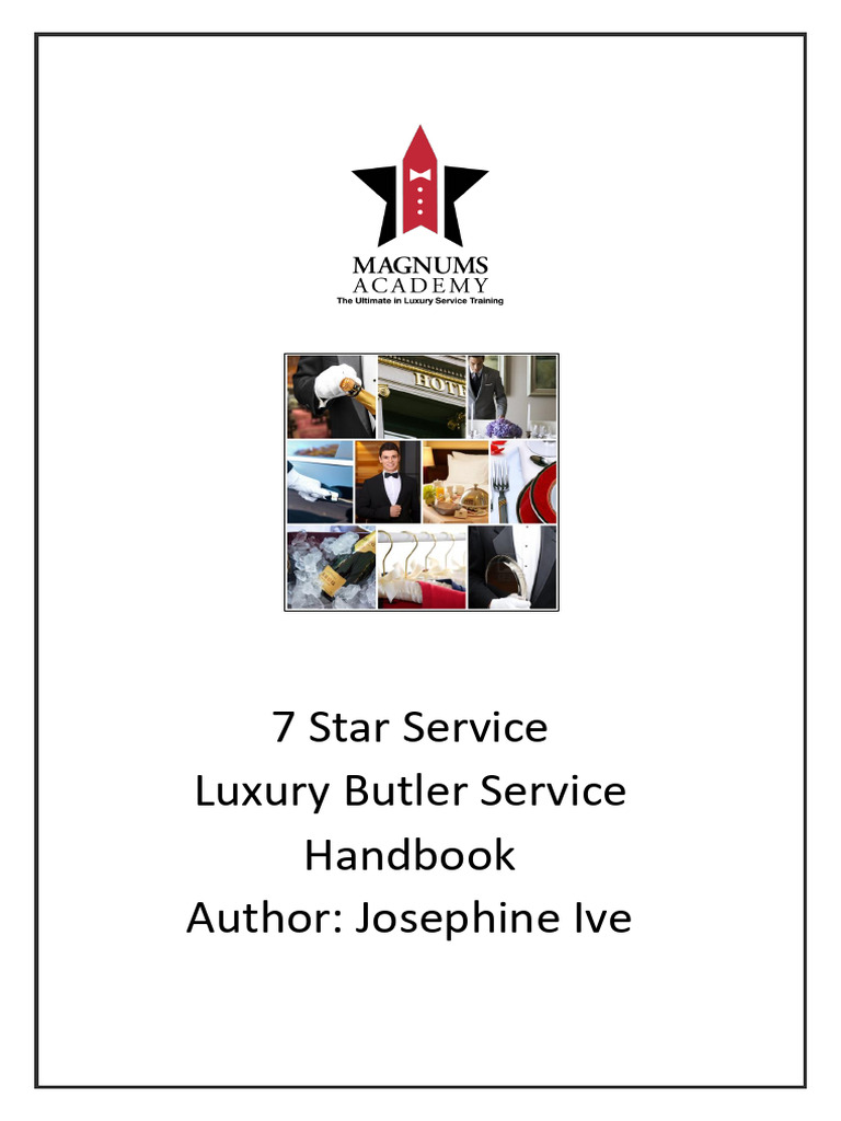 7 Star Service For Butlers Handbook July 2023 Edition | PDF | Jeeves ...