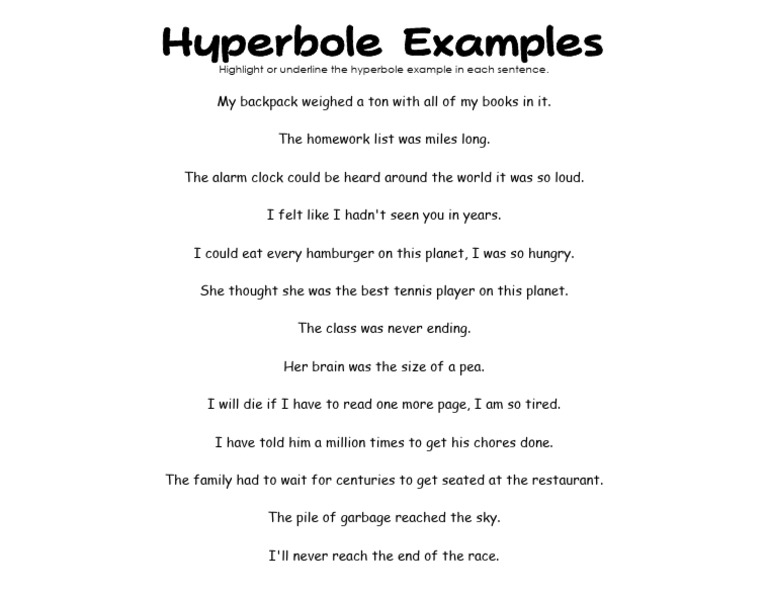 Karyme Melendez Aguirre - 6 - Hyperbole | PDF