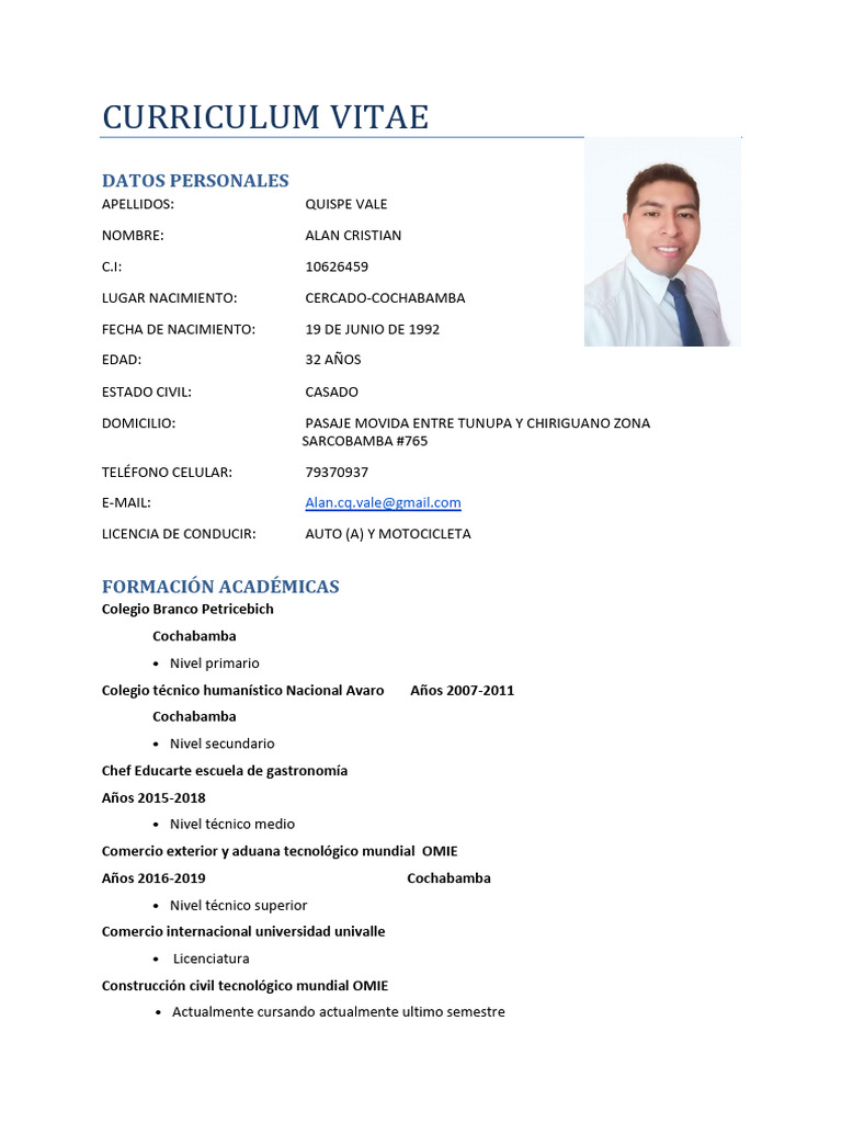 Curriculum Vita Alan | PDF | Business | Marketing