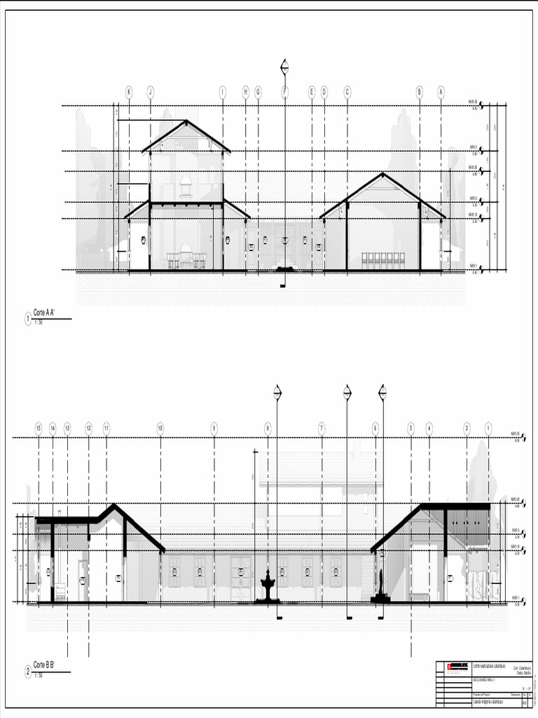 A03 - Secciones Arq - 1 | PDF