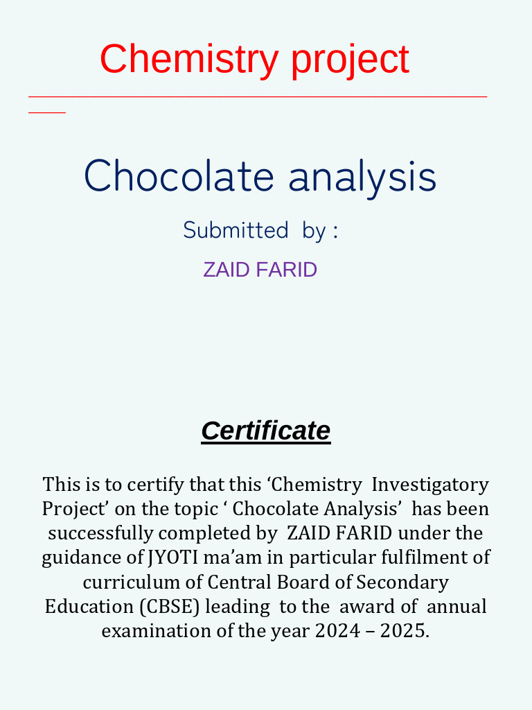 Presentation 1 | PDF | Chocolate | Cocoa Bean