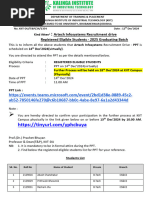 NIT KKR Result Sample | PDF | Engineering | Mechanical Engineering