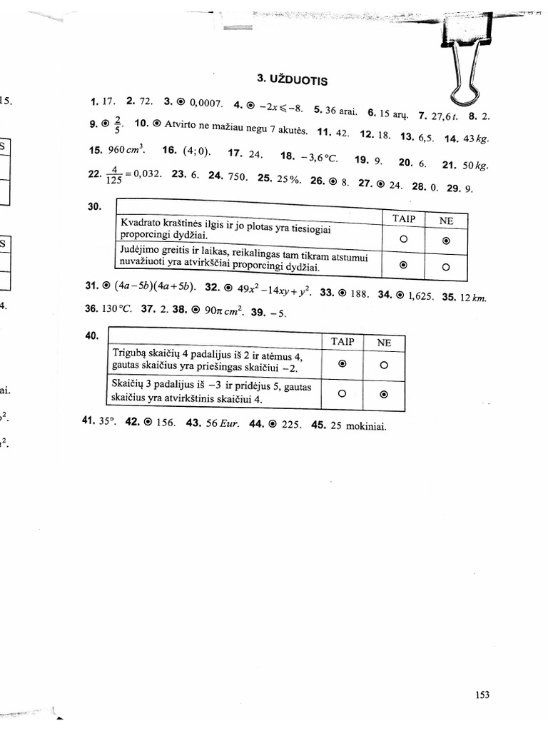 3 Bilietas | PDF