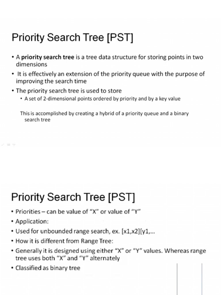 Priority Search Tree | PDF