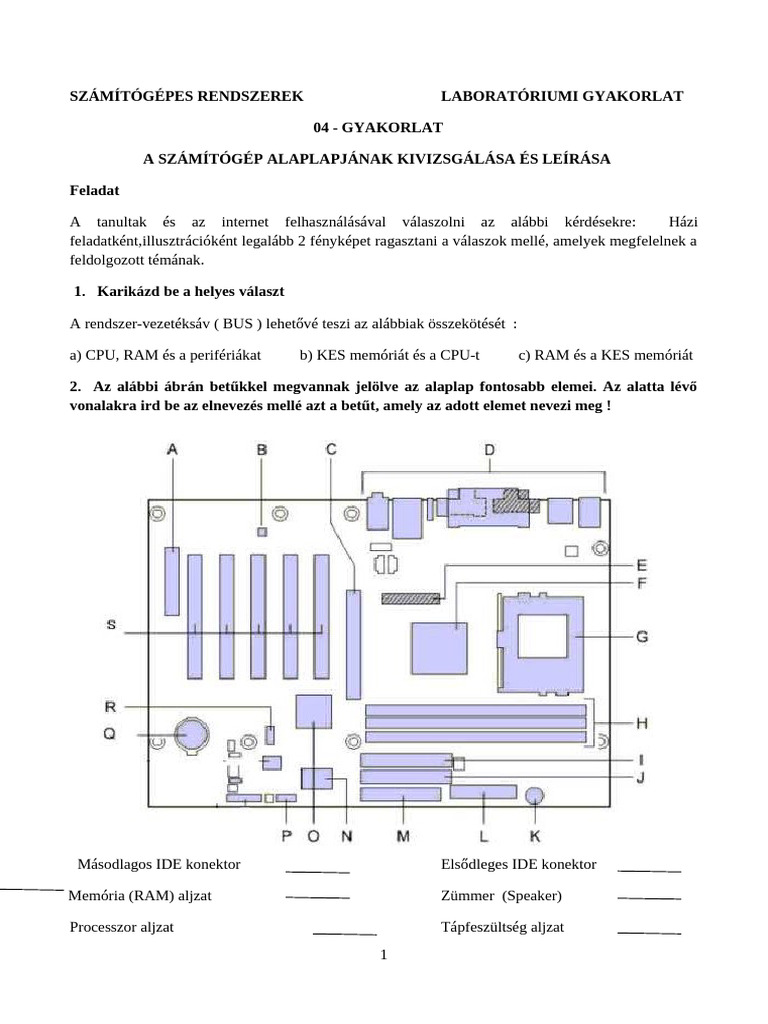 04 - Szam - Rendsz. - MAINBOARD | PDF
