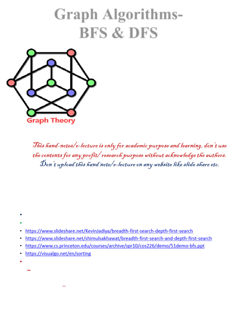 Unit_1_BFS_DFS | PDF | Queue (Abstract Data Type) | Algorithms Unit_1_BFS_DFS | PDF | Queue (Abstract Data Type) | Algorithms