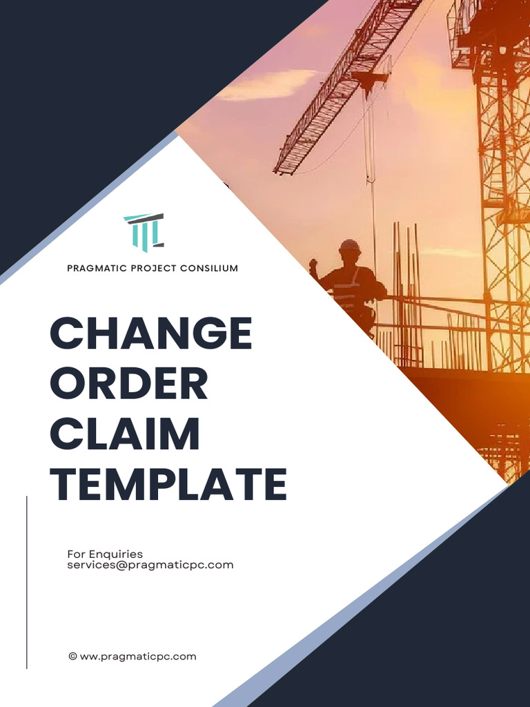 Change_Order_Claim_Template_1732130733 | PDF | Employment