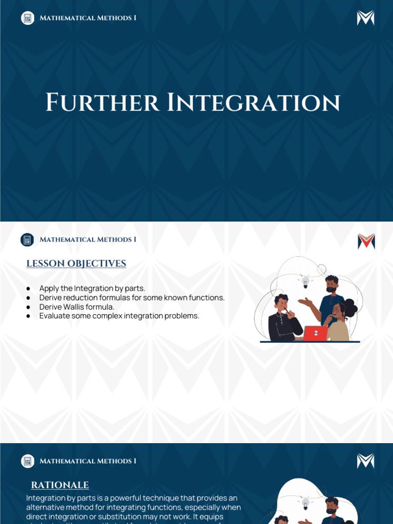Integration by Parts Techniques | PDF | Integral | Mathematical Concepts