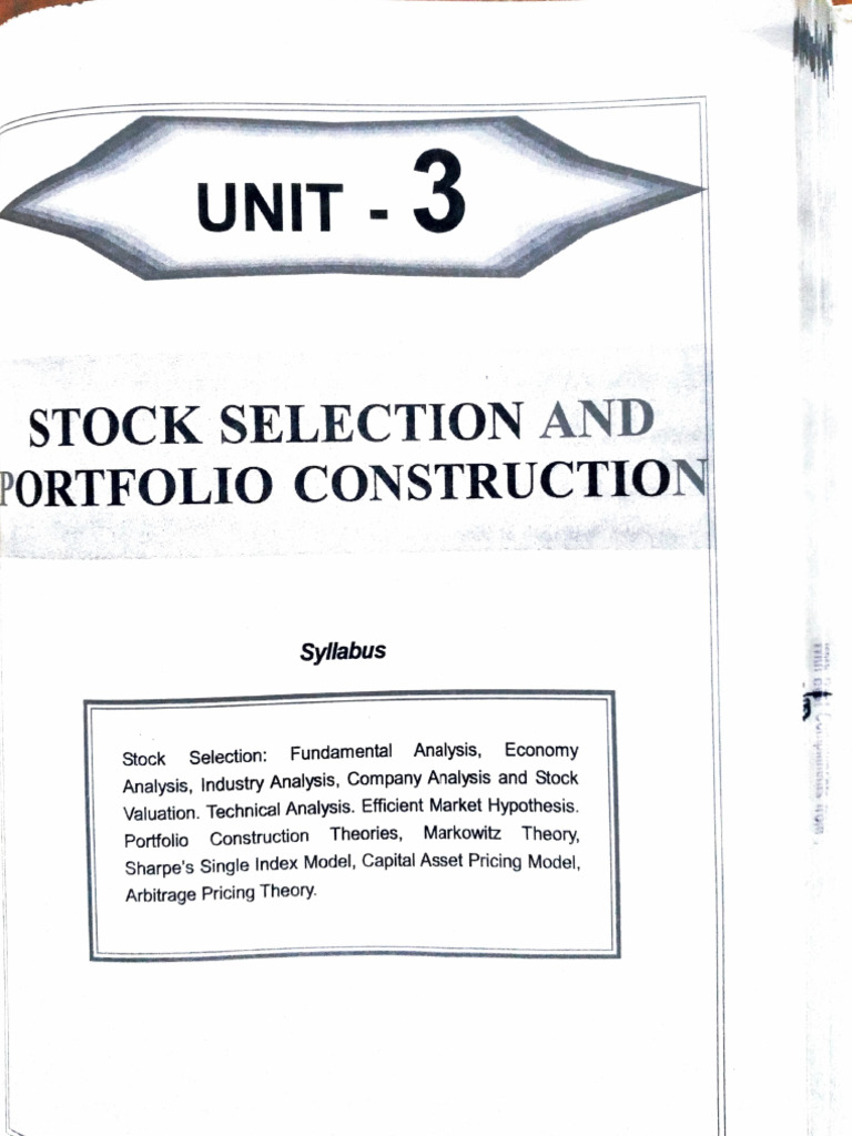 Unit 3 FInance 2 | PDF